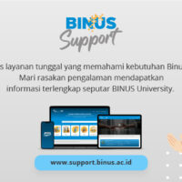 BINUS Resmi Merilis BINUS Support untuk Kemudahan