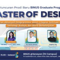 BINUS University Resmikan Master of Design Melalui Talk Show Spesial ...